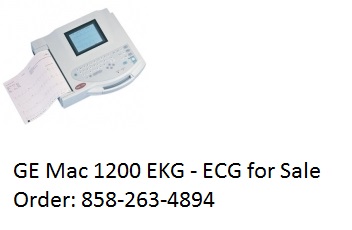 GE Mac 1200 ECG EKG Machine | Used Hospital Medical Equipment