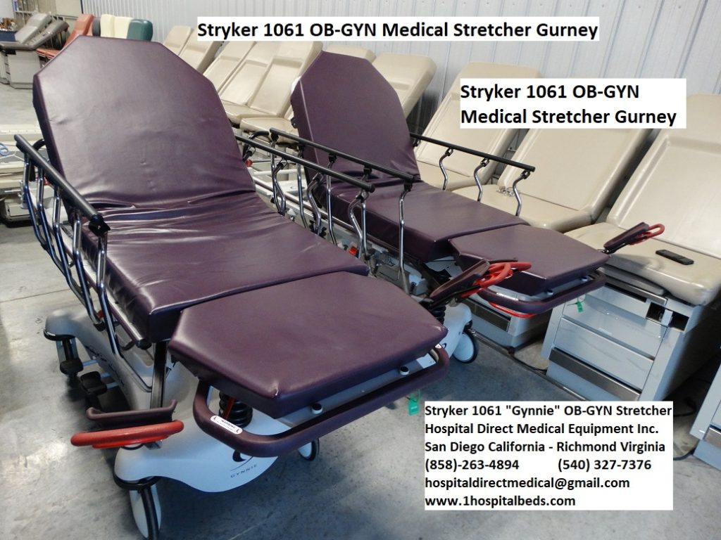 Stryker 1061 Gynnie OB-GYN Stretcher - Used Hospital Medical Equipment